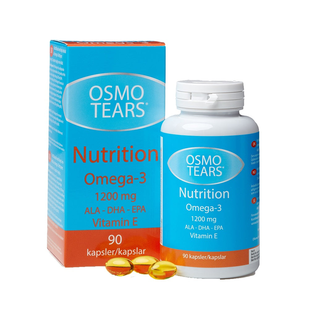 Osmotears Nutrition Omega-3 - Kosttillskott för Torra Ögon & Ögonhälsa ...